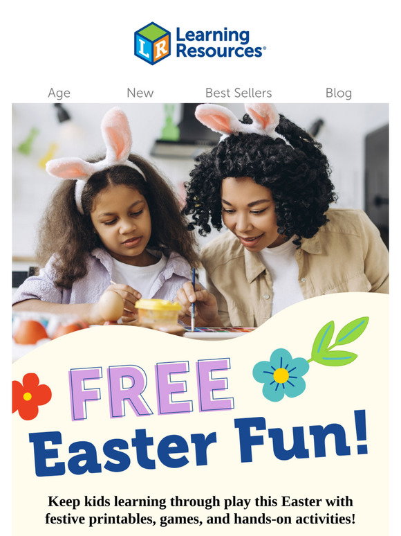 Learning Resources: Hop Into Easter Fun with Free Printables ...