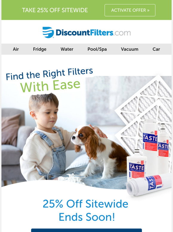 Discount Filters: Cross ‘Replace Filter’ Off Your Spring List 📝 | Milled