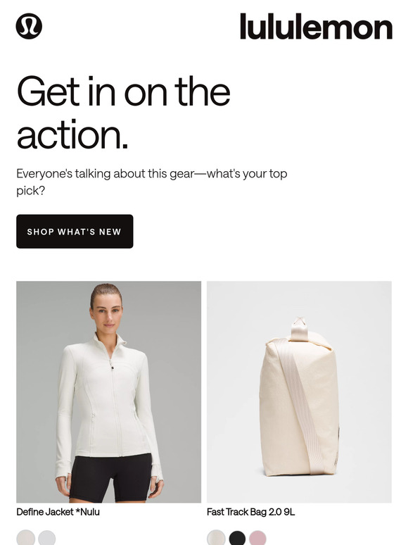 lululemon Email Newsletters: Shop Sales, Discounts, and Coupon Codes