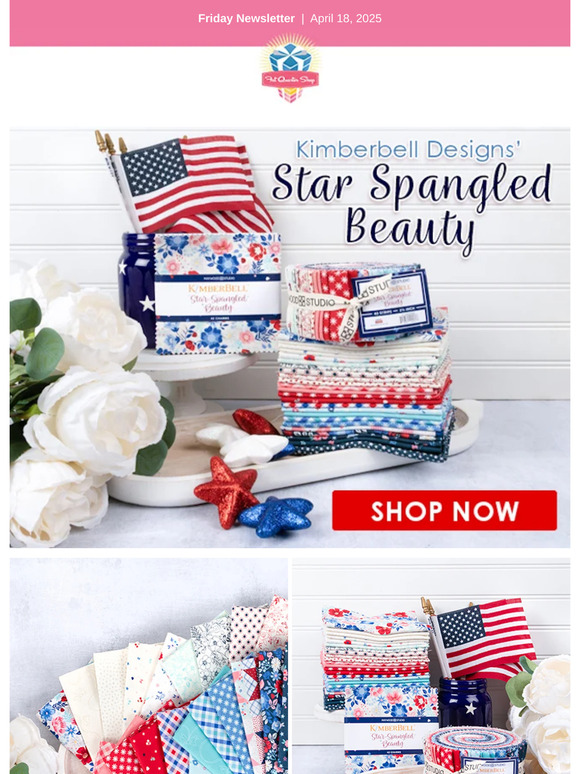 Fat Quarter Shop: Sparkle and shine with Star Spangled Beauty! | Milled