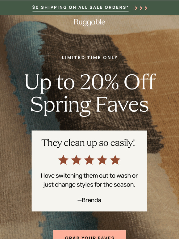 Ruggable: Savings are in bloom 🌸 | Milled