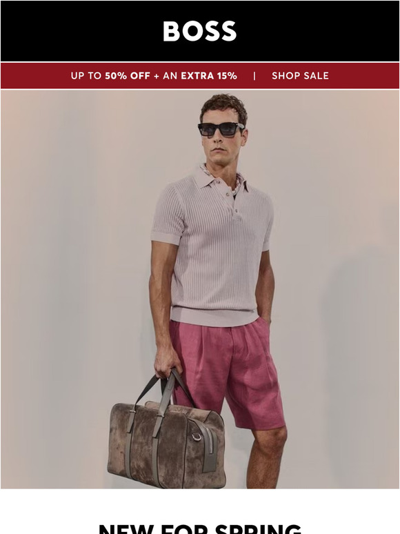 Hugo Boss Email Newsletters: Shop Sales, Discounts, and Coupon Codes