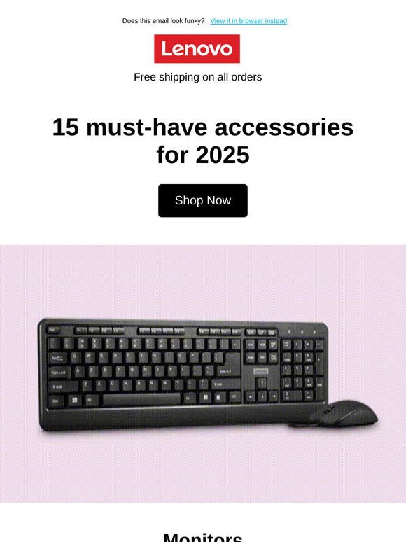 Lenovo: 15 must-have PC accessories for 2025 | Milled
