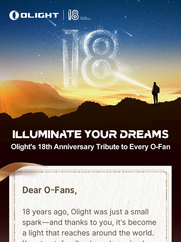 Olight: Olight's 18th Anniversary Tribute to Every O-Fan | Milled