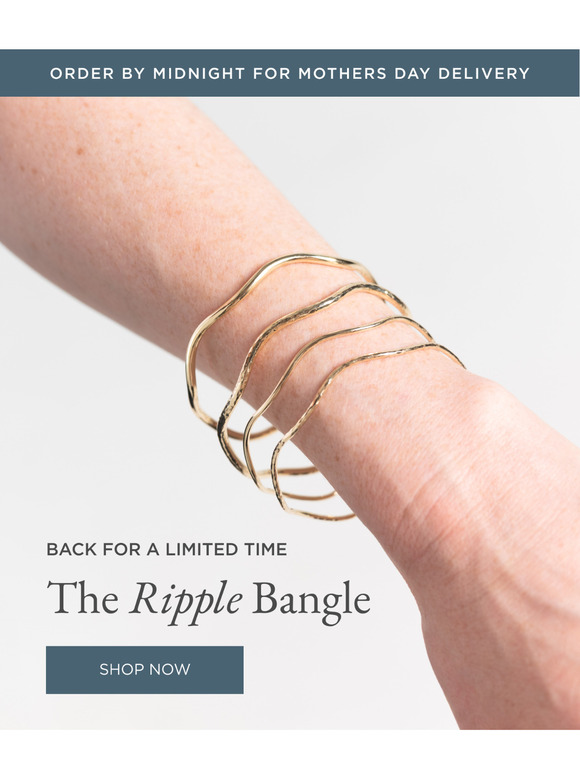 Yearly Co.: The Ripple Bangle is BACK | Milled