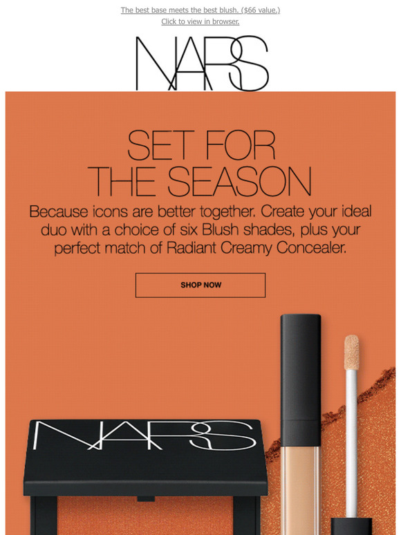 NARS Email Newsletters: Shop Sales, Discounts, and Coupon Codes