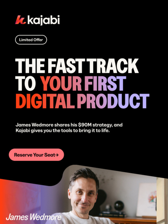 Kajabi: Free Training + A Special Offer from James Wedmore | Milled