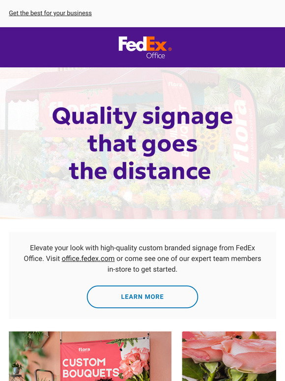 FedEx: Cutting edge custom signage | Milled