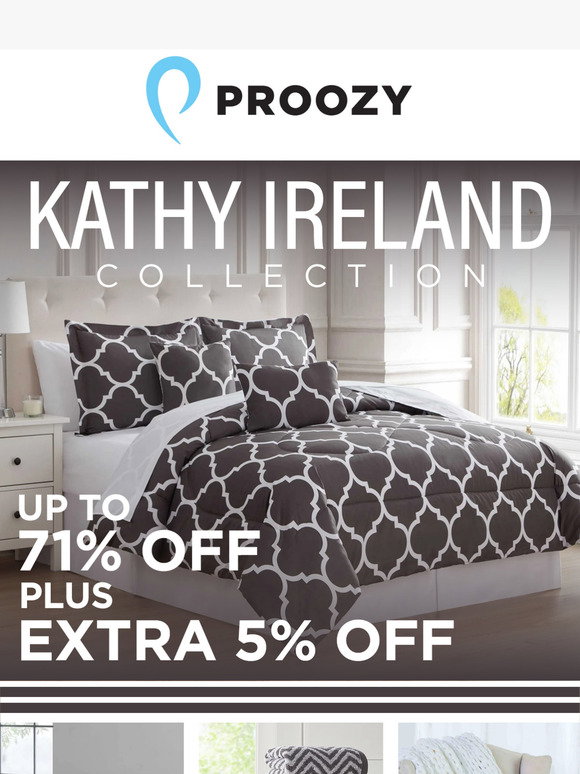 Proozy: Pick up new bed sheets by Kathy Ireland | Milled