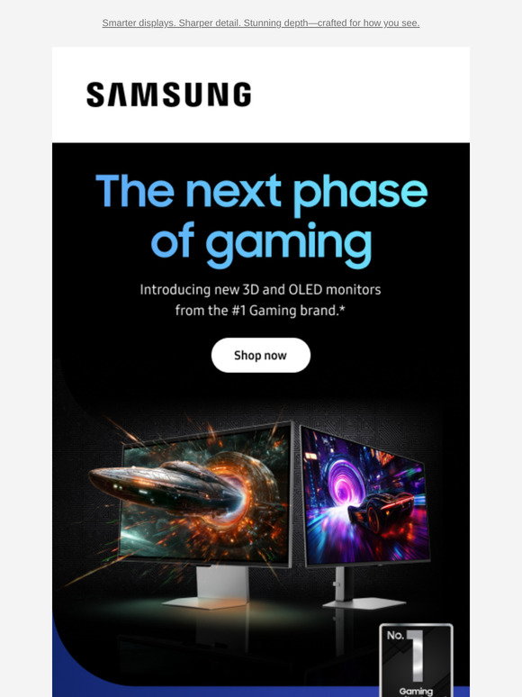 Samsung: —, this is the moment—AI depth, bold contrast, and unreal ...