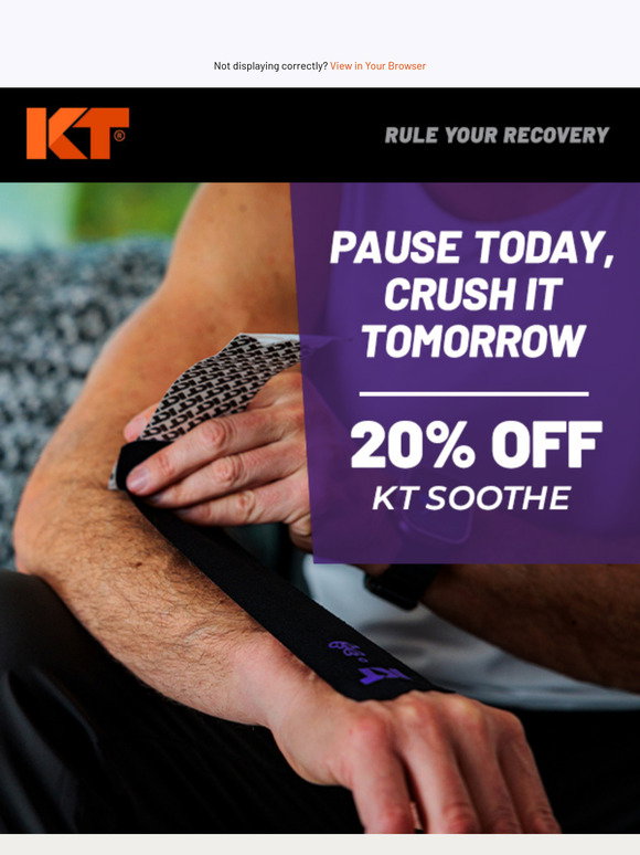 KT Tape: Your Body Deserves This Break! 💜 | Milled