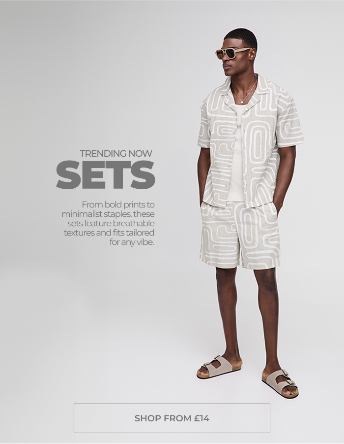 BoohooMan: Trending Now: Sets | Milled