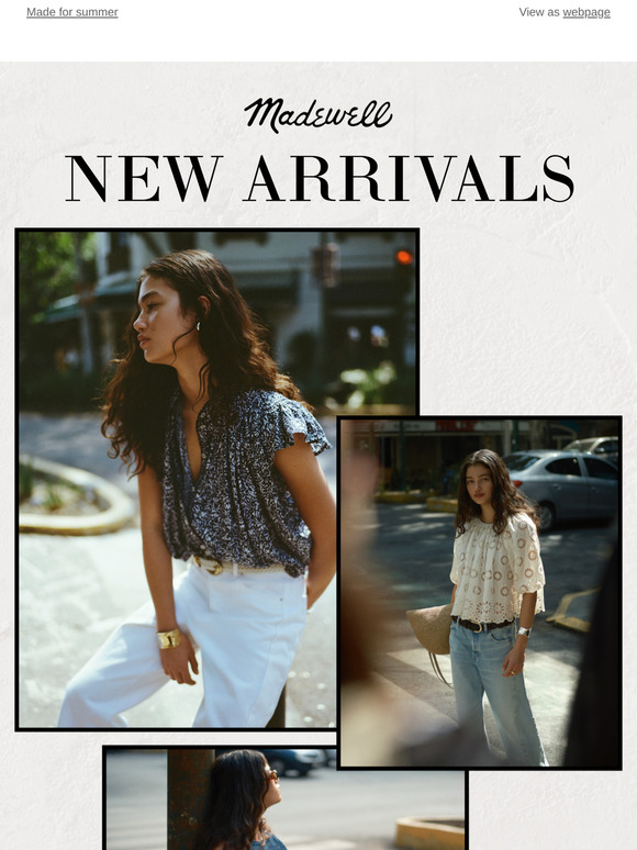 Madewell Email Newsletters: Shop Sales, Discounts, and Coupon Codes
