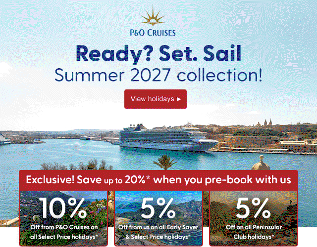 Iglu Cruise: Summer 2027 with P&O Cruises | Pre-book now | Milled