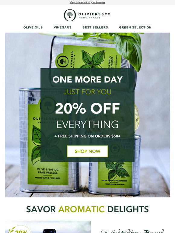 Oliviers & Co: Missed Earth Day? One Day Extended! 🚨 | Milled