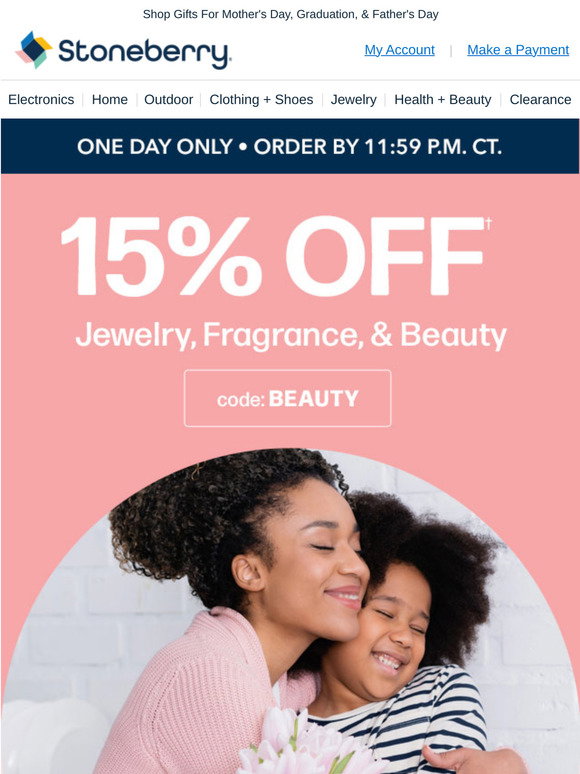 Stoneberry: Today Only: Get Your Glam On With 15% Off | Milled