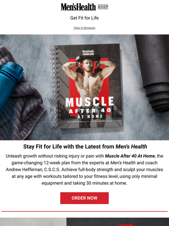 Men'sHealth: Build Your Best Body at 40+ 💪 | Milled