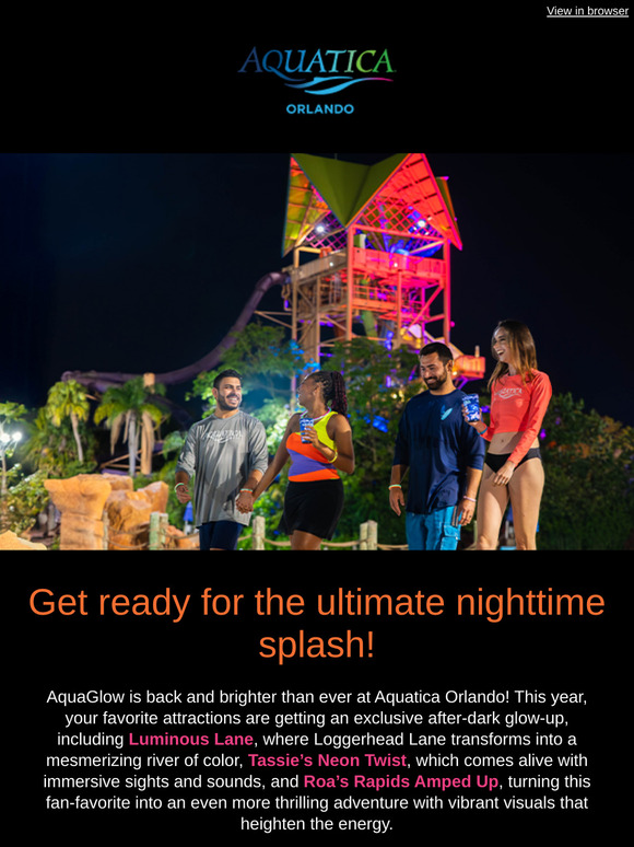 SeaWorld: The Glow-Up Your Summer Needs Starts at Aquatica | Milled