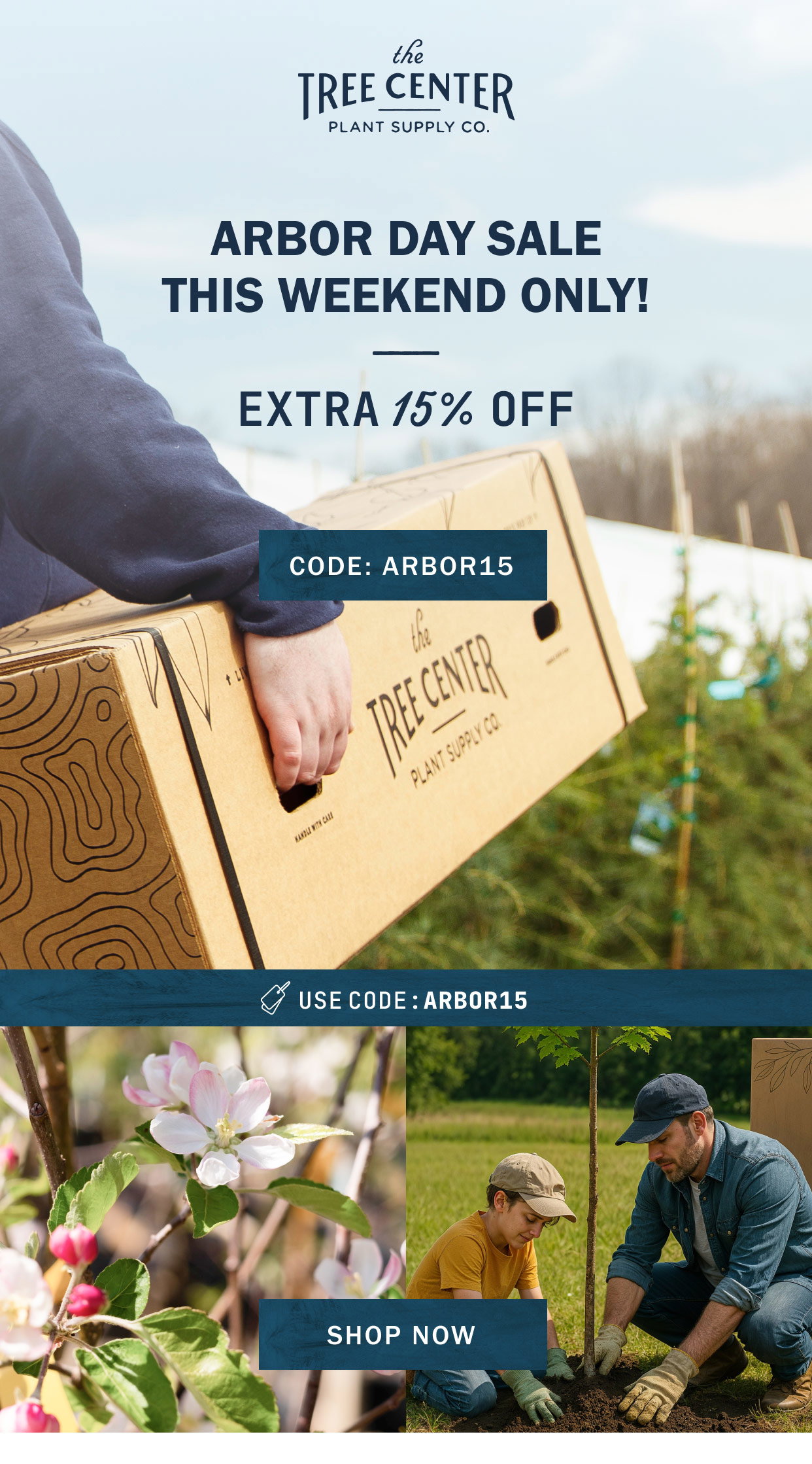 The Tree Center: Extra 15% OFF EVERYTHING! 🌳Happy National Arbor Day ...