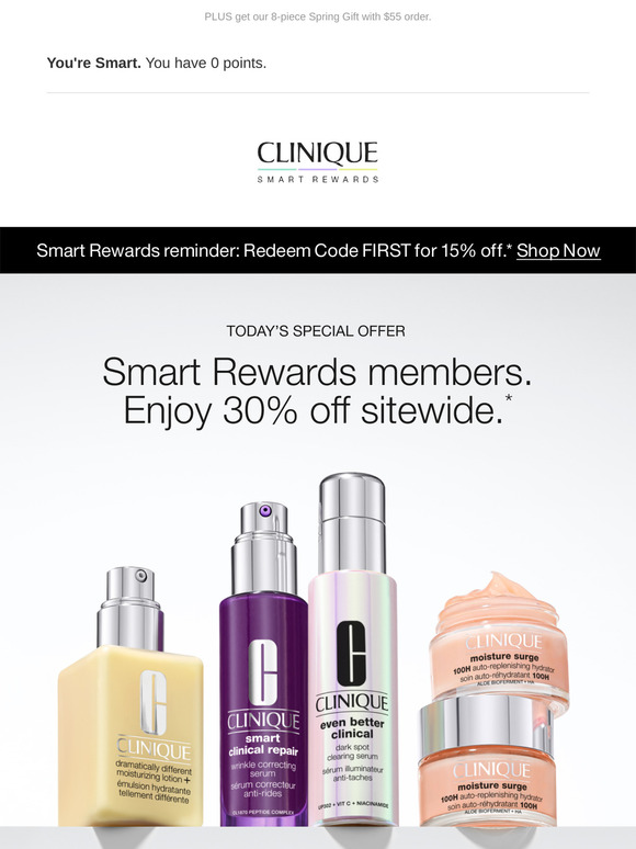 Clinique Email Newsletters: Shop Sales, Discounts, and Coupon Codes