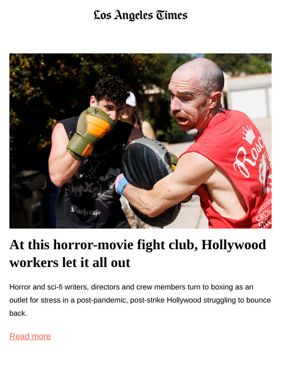 Los Angeles Times: Inside a real-life fight club for Hollywood’s horror ...