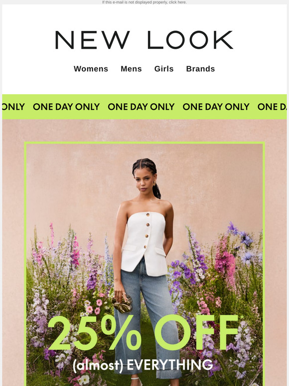 New Look Email Newsletters: Shop Sales, Discounts, and Coupon Codes