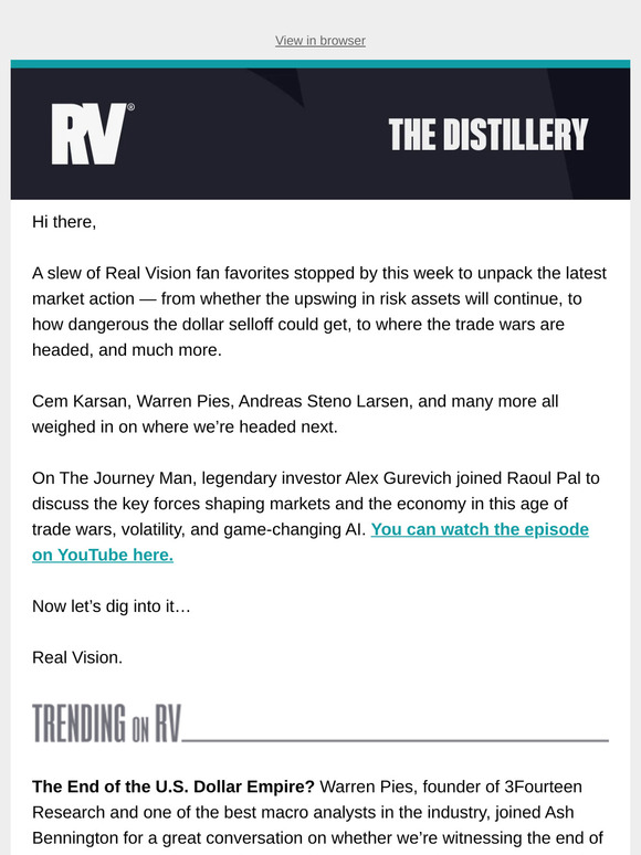 Real Vision: End of an Empire, Fragile Markets, and Trading the Rally ...