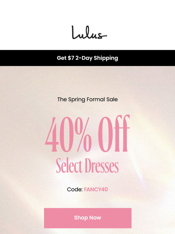 Lulus Email Newsletters: Shop Sales, Discounts, and Coupon Codes