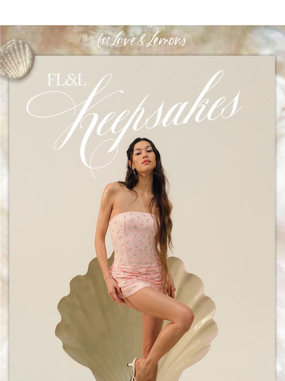 For Love & Lemons: Introducing FL&L Summer Keepsakes | Milled