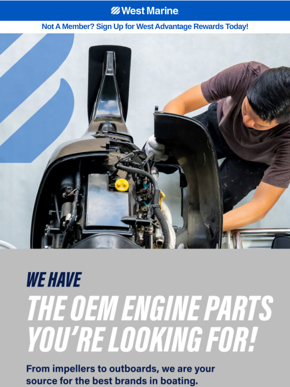 West Marine: Your OEM Engine Parts HQ—From Impellers to Outboards | Milled