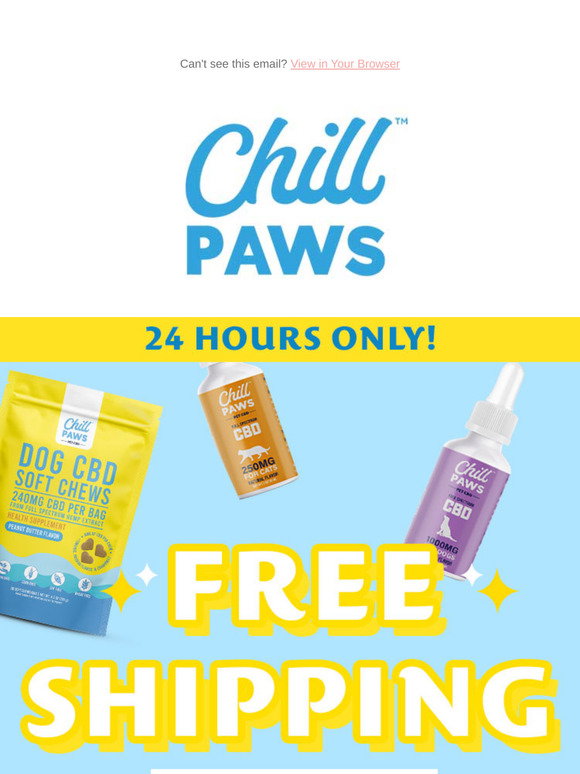 Chill Paws: Today Only: Use Code ADOPT for Free Shipping 💙 | Milled