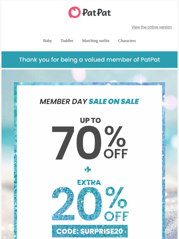 PatPat: re: Congratulations, you're on the list! | Milled