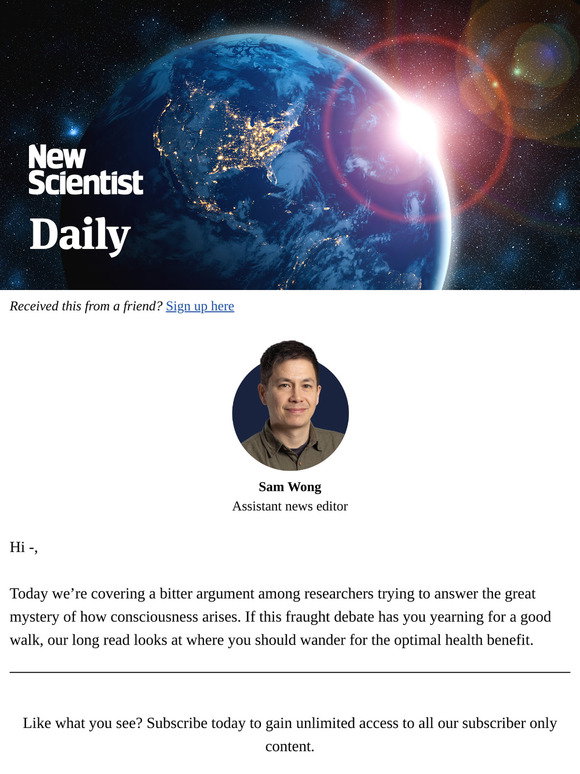 New Scientist: Consciousness researchers clash over controversial ...