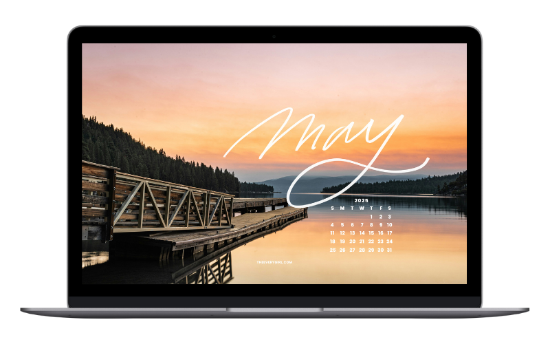The Everygirl: free may tech backgrounds are here! 💗 | Milled