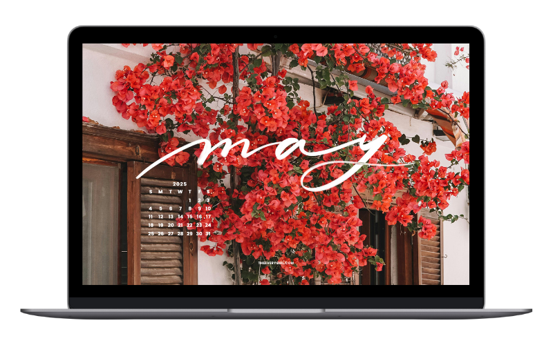 The Everygirl: free may tech backgrounds are here! 💗 | Milled