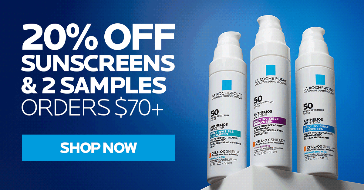 La Roche-Posay: 20% Off Sunscreens for Your Sunny Day's Ahead | Milled