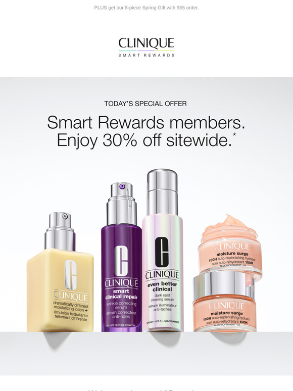 Clinique Email Newsletters: Shop Sales, Discounts, and Coupon Codes