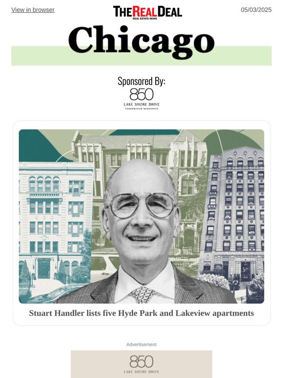 The Real Deal: Stuart Handler lists Hyde Park, Lakeview apartments ...