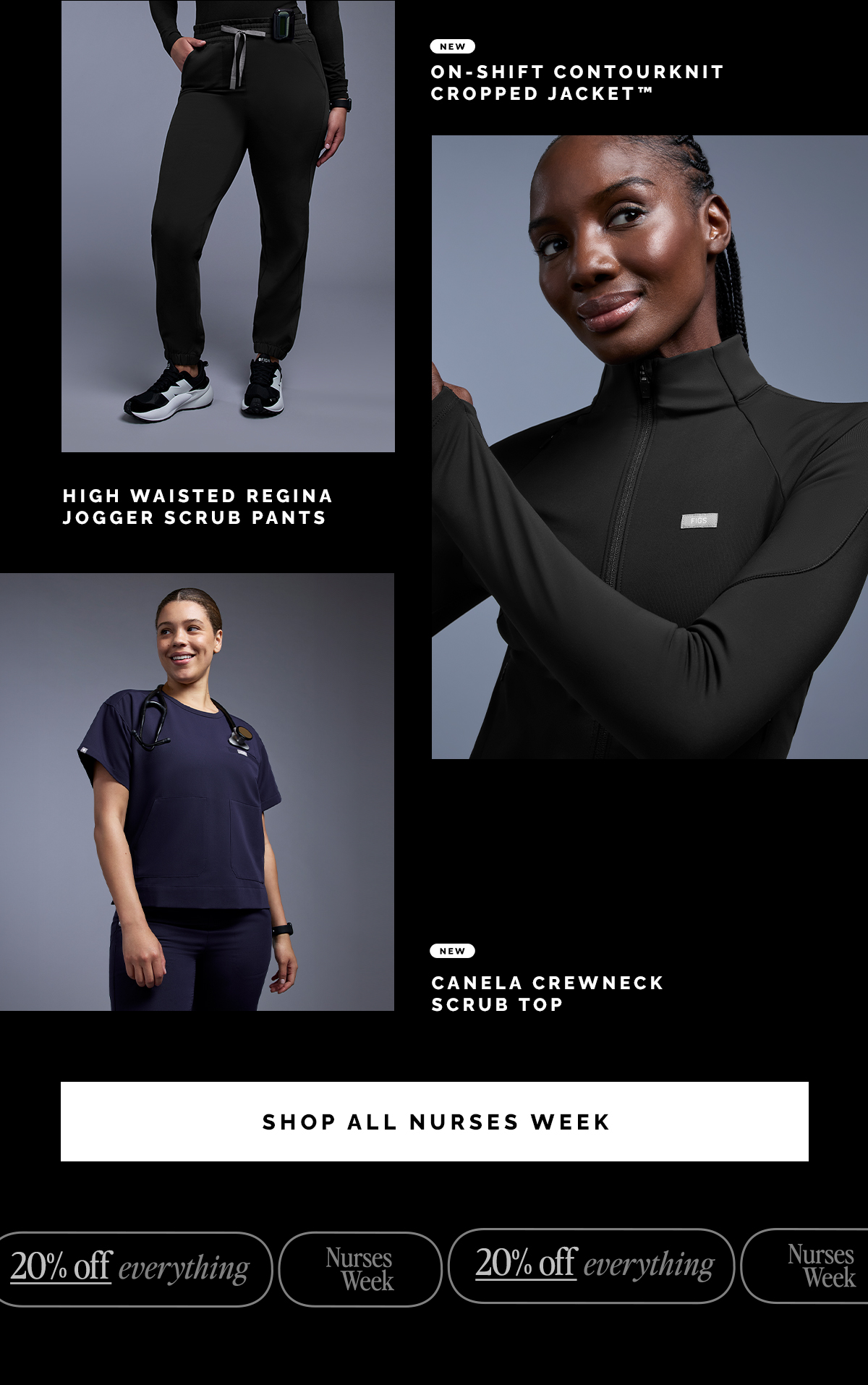 FIGS: 20% OFF + NEW Styles in Black and Navy—just in time for Nurses ...
