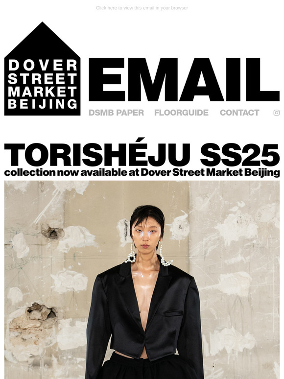 Dover Street Market: Torishéju SS25 collection now available at Dover Street Market Beijing | Milled