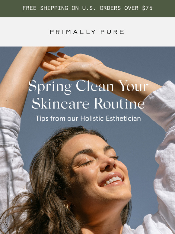 Primally Pure: Tips to spring clean your skincare routine 🌼 | Milled