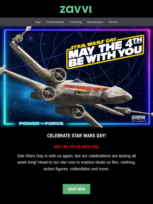 Zavvi: Star Wars Day! May the 4th Be With You.... | Milled