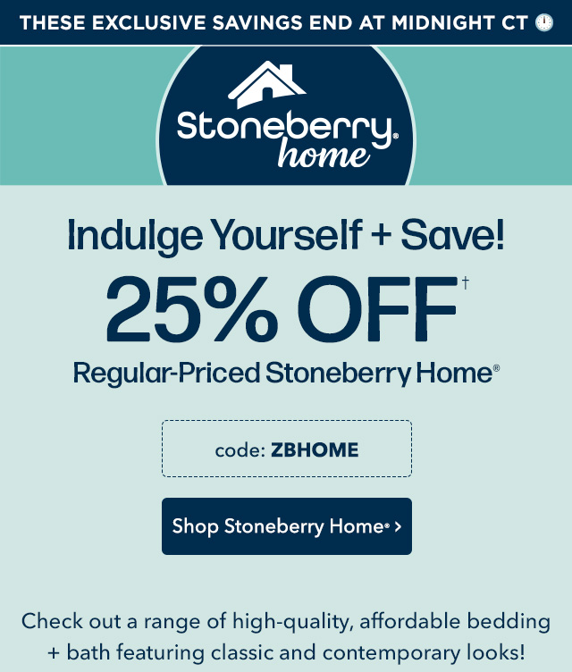 Stoneberry: Renovate Any Room With 25% Off Stoneberry Home | Milled
