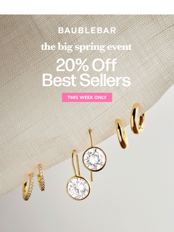 BaubleBar Email Newsletters: Shop Sales, Discounts, and Coupon Codes