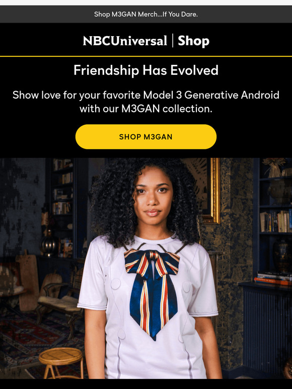 NBC: Your Favorite AI Companion M3GAN: Now in Merch Form! | Milled