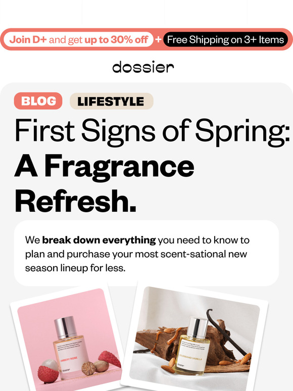 Dossier: Spring clean your fragrance routine 💌 | Milled