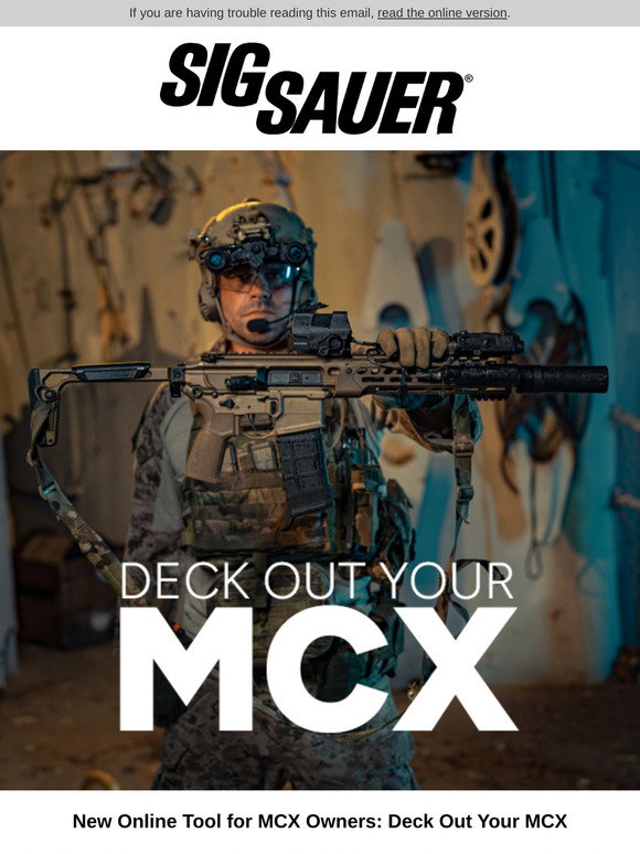 SIG SAUER: NEW: Deck Out Your MCX | Milled