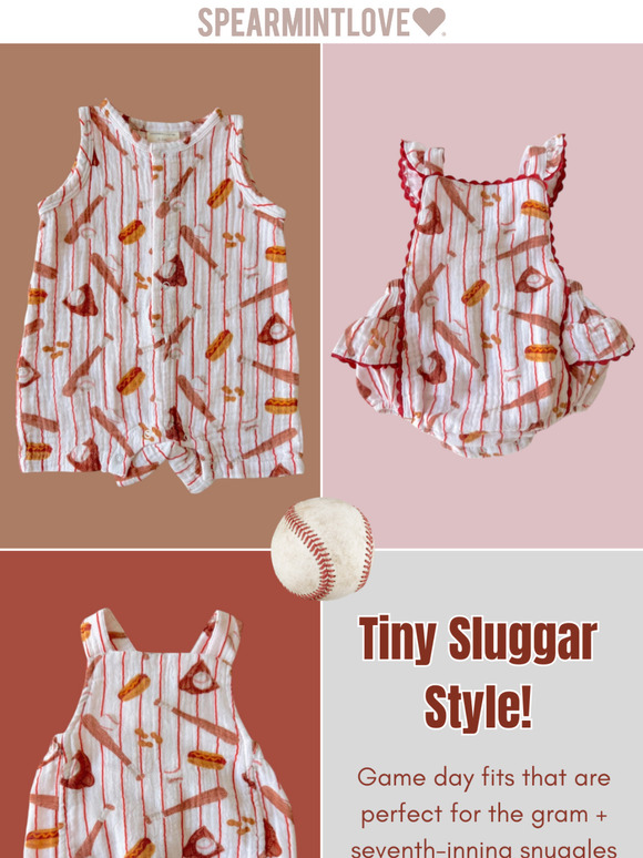 Spearmint Baby: Now Trending: Tiny Slugger Style ⚾ | Milled