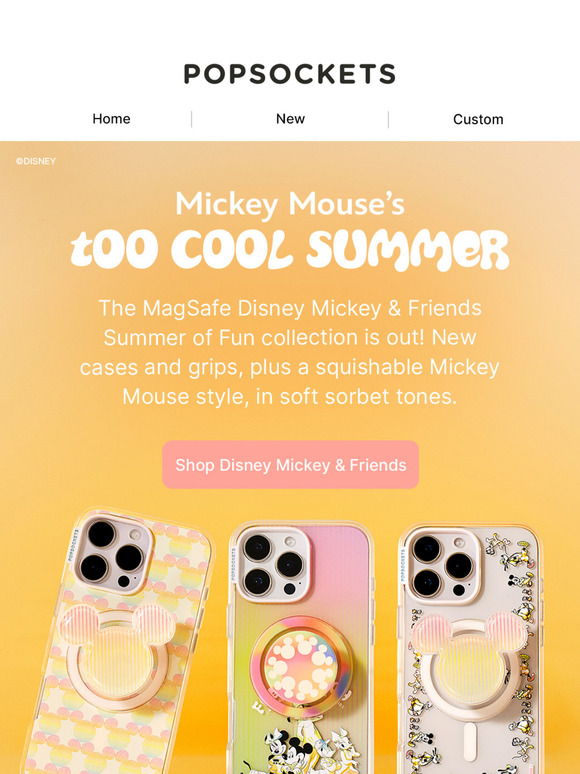 PopSockets: Meet new Disney Mickey & Friends Summer of Fun 🌞 | Milled