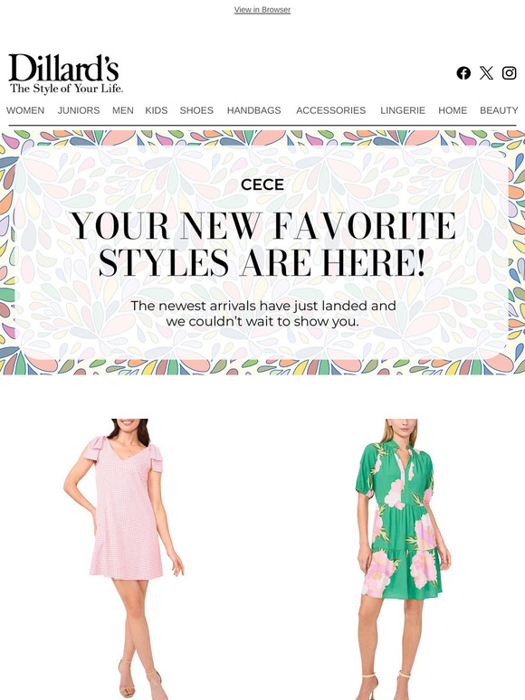 Dillard's: Cece: Your New Favorite Styles are Here! | Milled